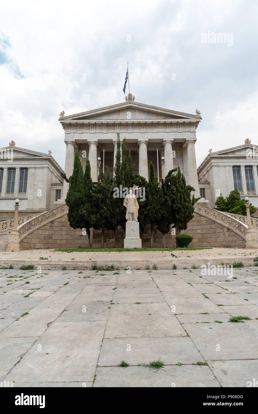 National Library in Athens - Greece Stock Photo - Alamy