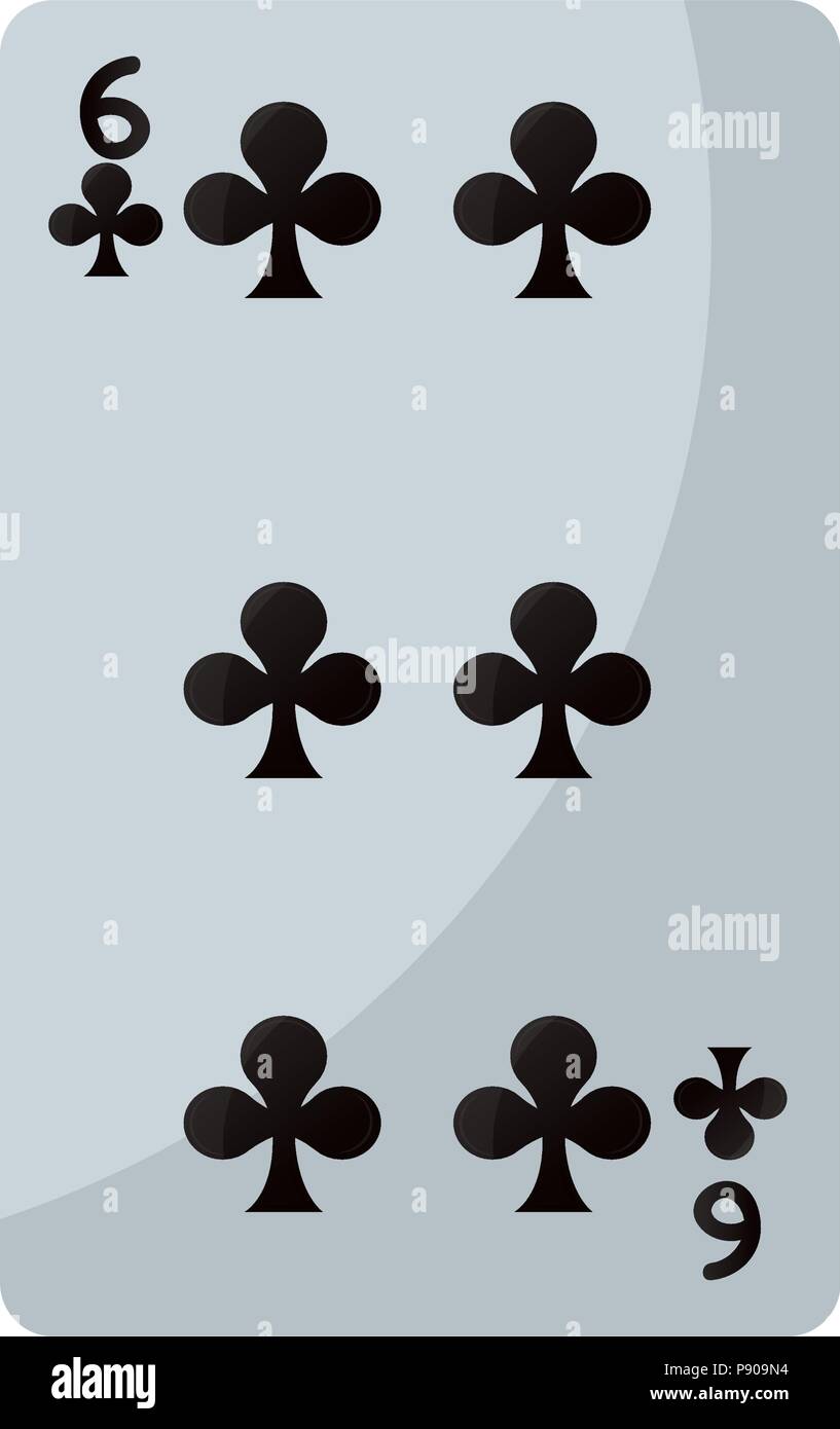 six clovers casino card game vector illustration Stock Vector Image ...