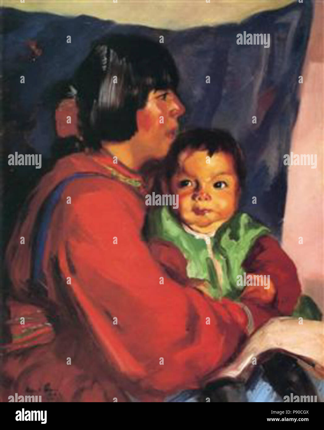 French mother and baby hi-res stock photography and images - Alamy
