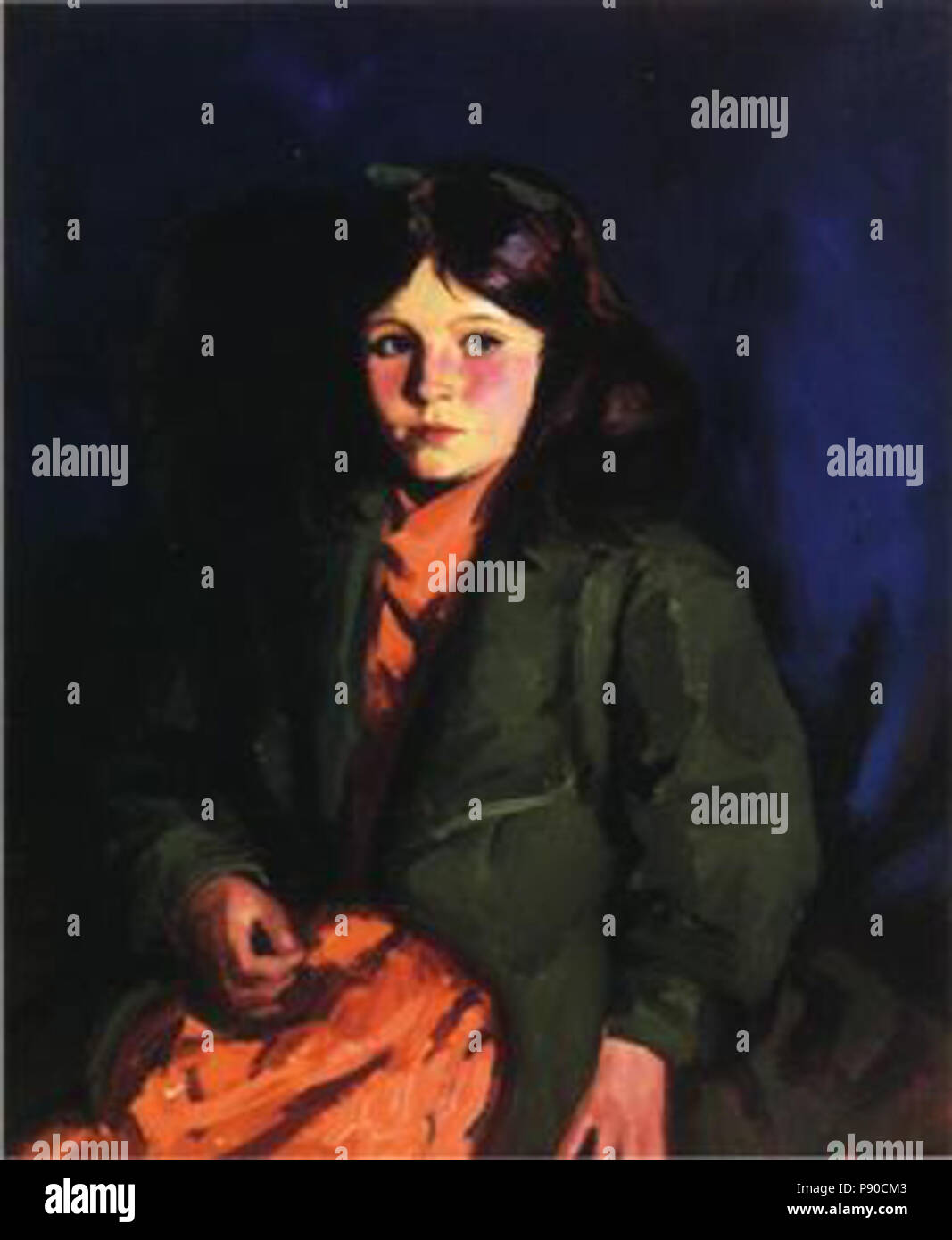 . 328 Henri - portrait-of-mary-patten-1924 Stock Photo - Alamy