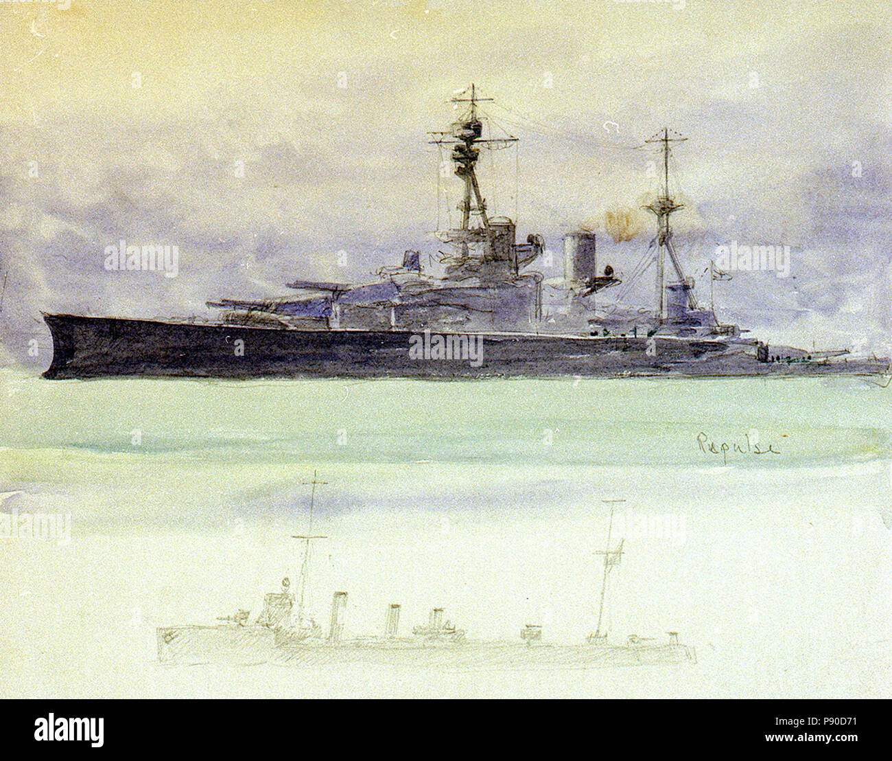 Hms repulse hi-res stock photography and images - Alamy