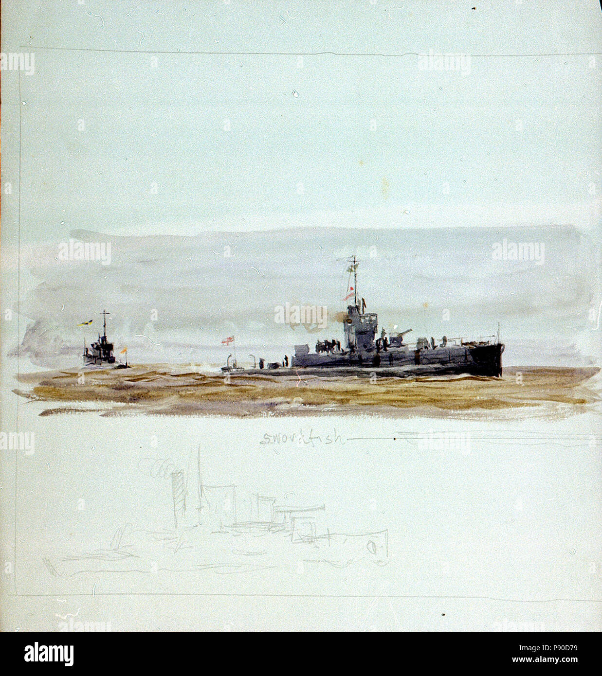 . 331 HMS 'Swordfish' RMG PV2671 Stock Photo - Alamy