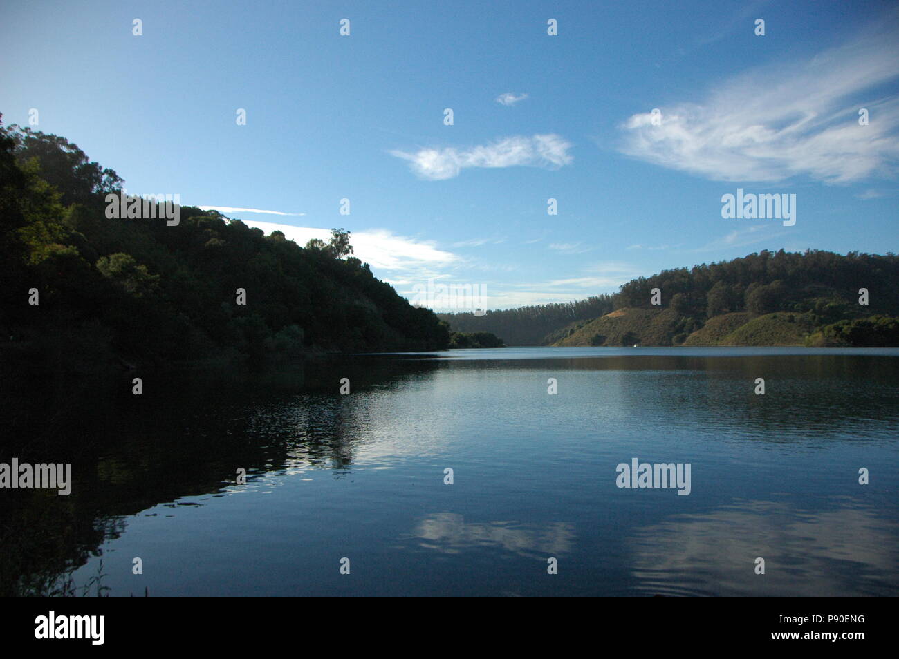 lake view landscape Stock Photo - Alamy
