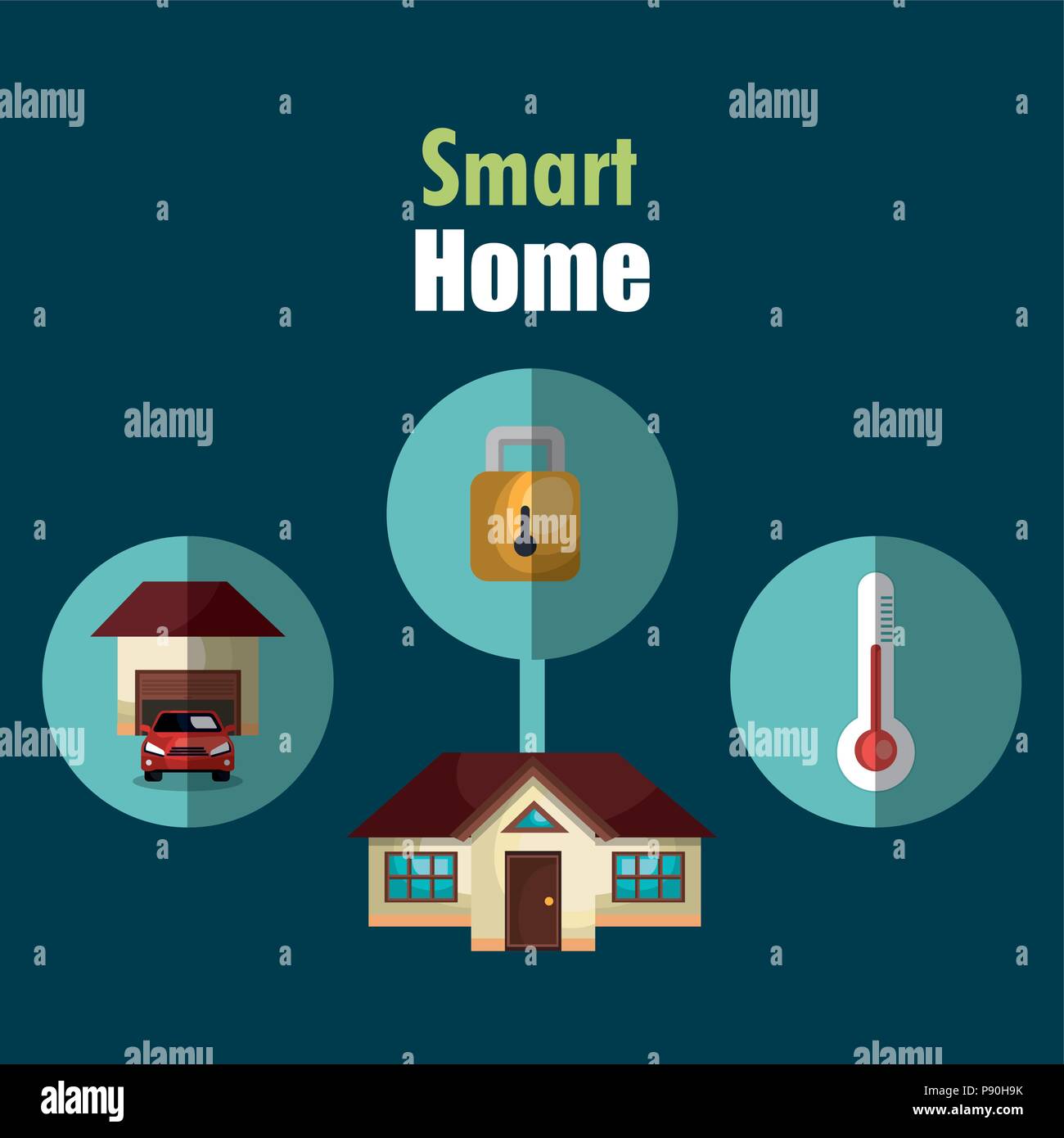 Smart garage services Stock Vector Images - Alamy