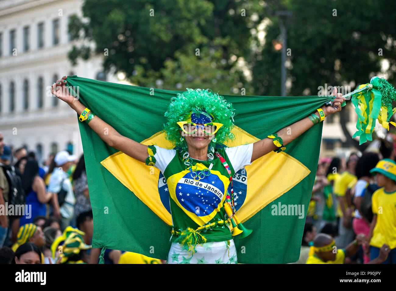 Rio celebration world cup hi-res stock photography and images - Alamy