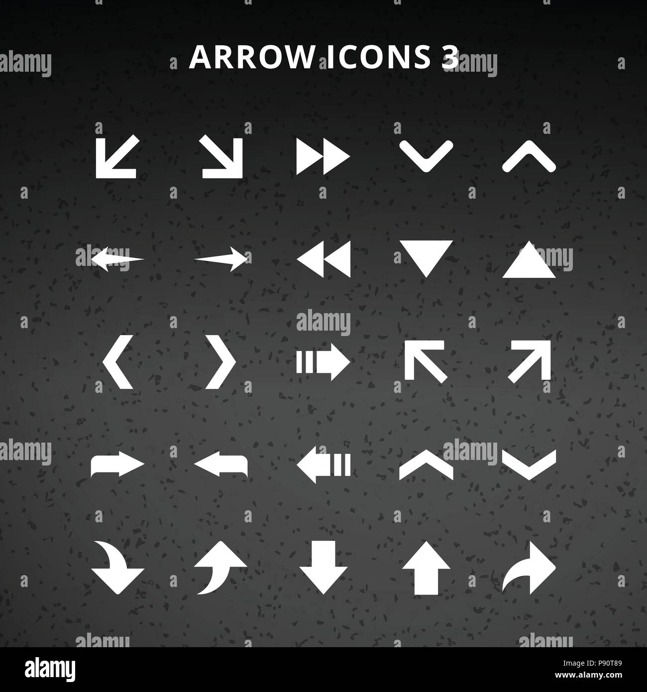Arrow Icons. For web design and application interface, also useful for ...