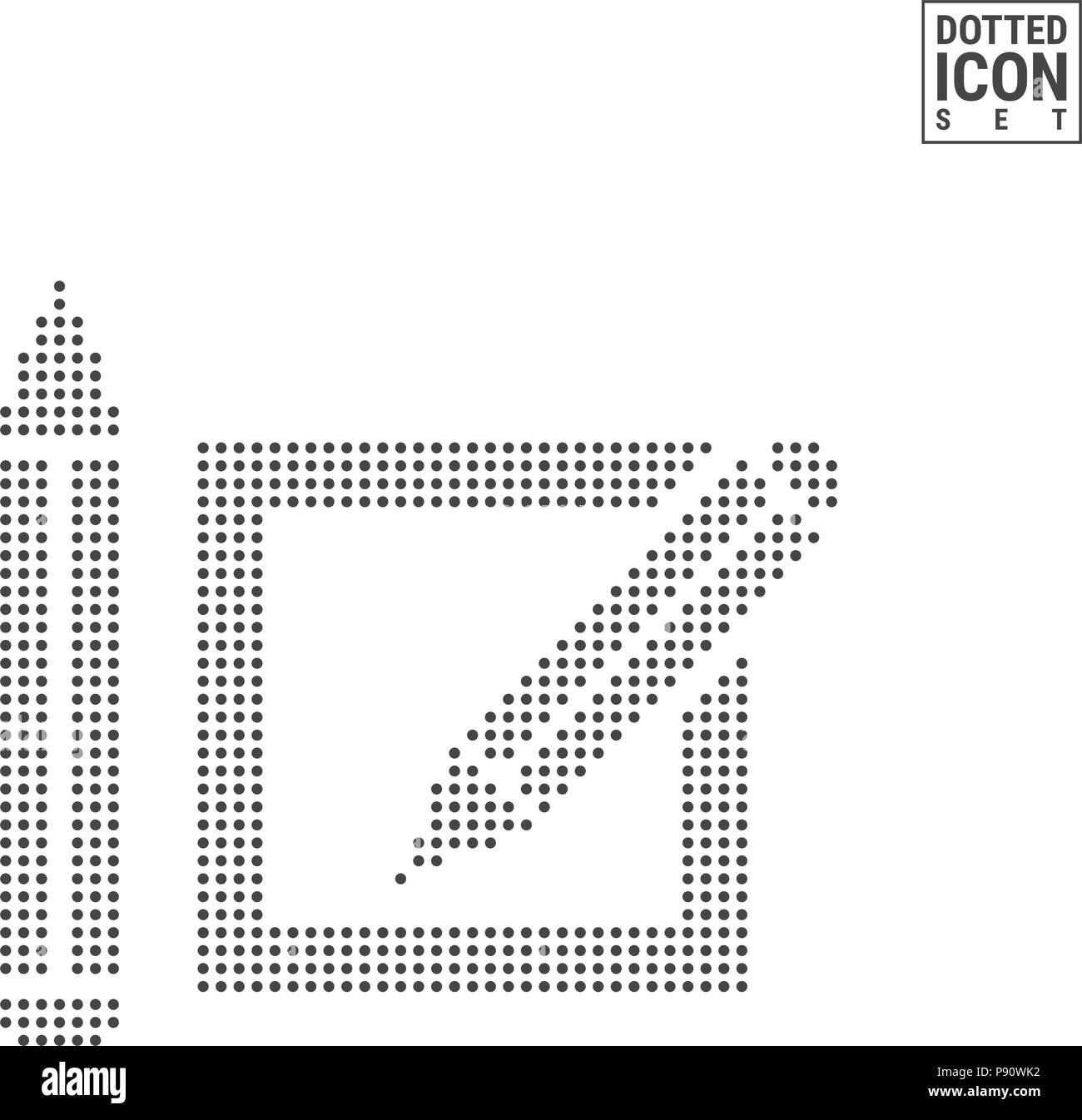 Pencil dot Stock Vector Images - Alamy