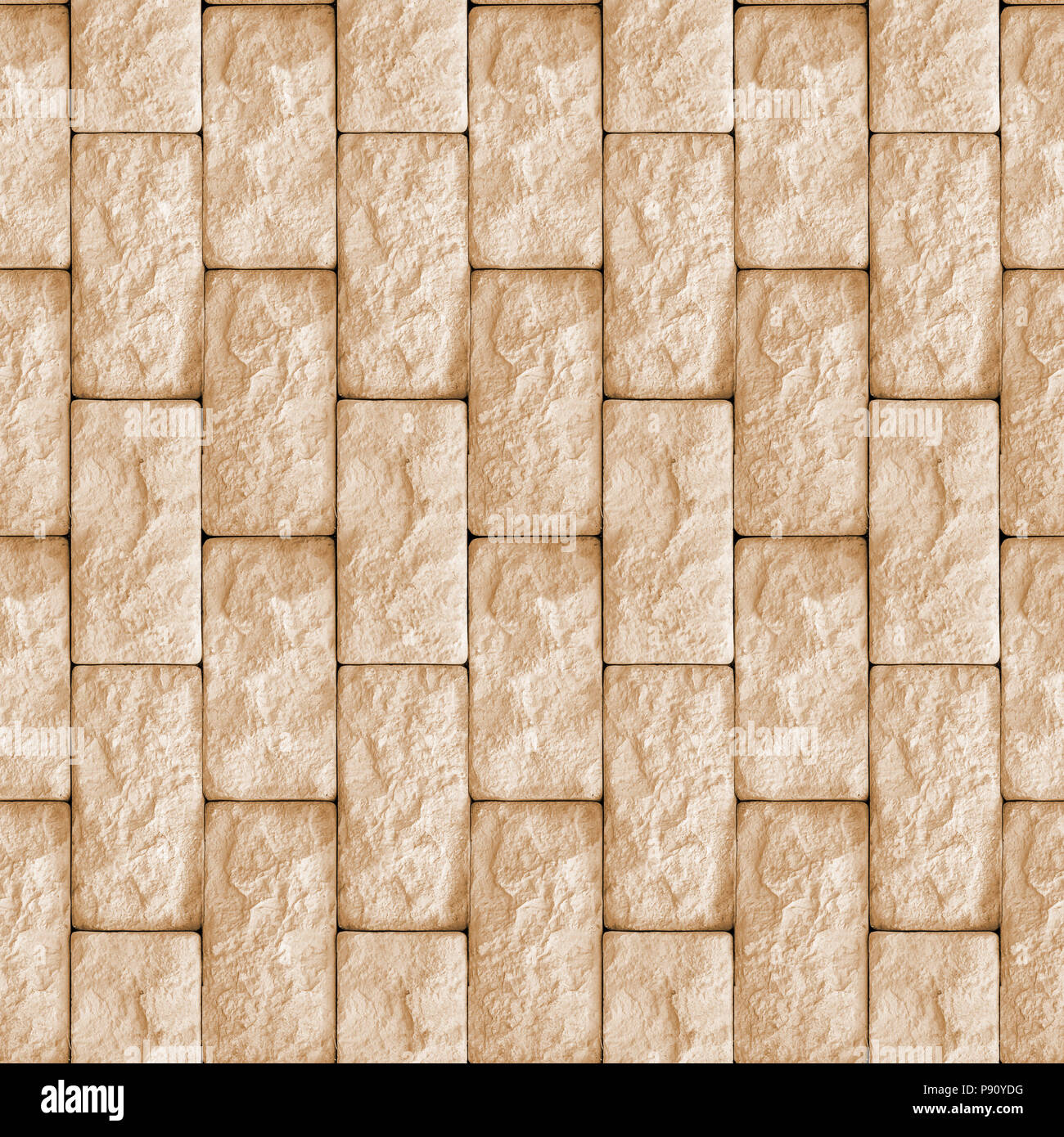 Seamless pattern with fragment of concrete wall from squared natural ...