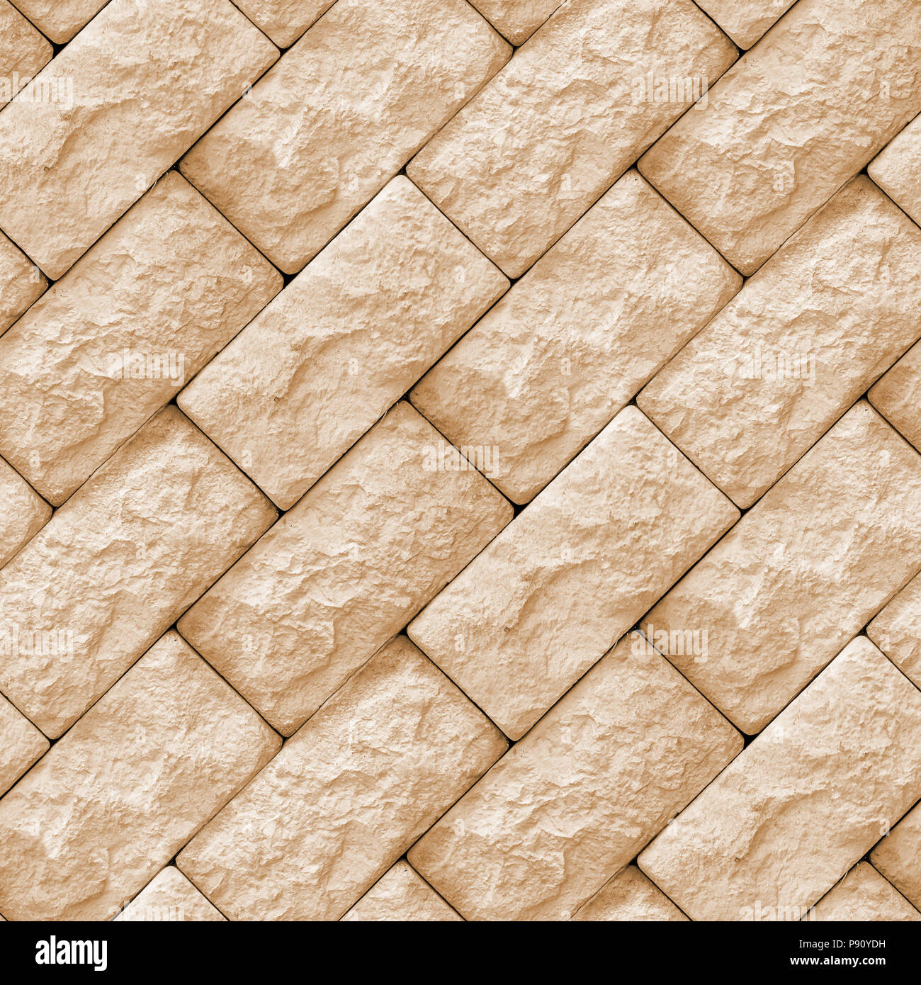Seamless pattern with fragment of concrete wall from squared natural ...