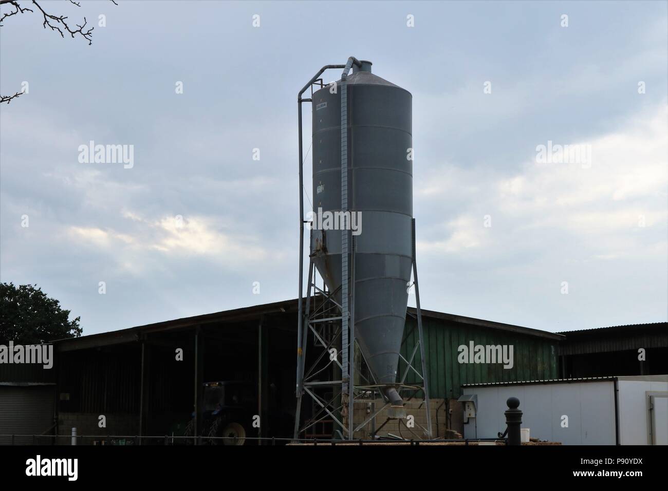 Animal feed silo hi-res stock photography and images - Alamy