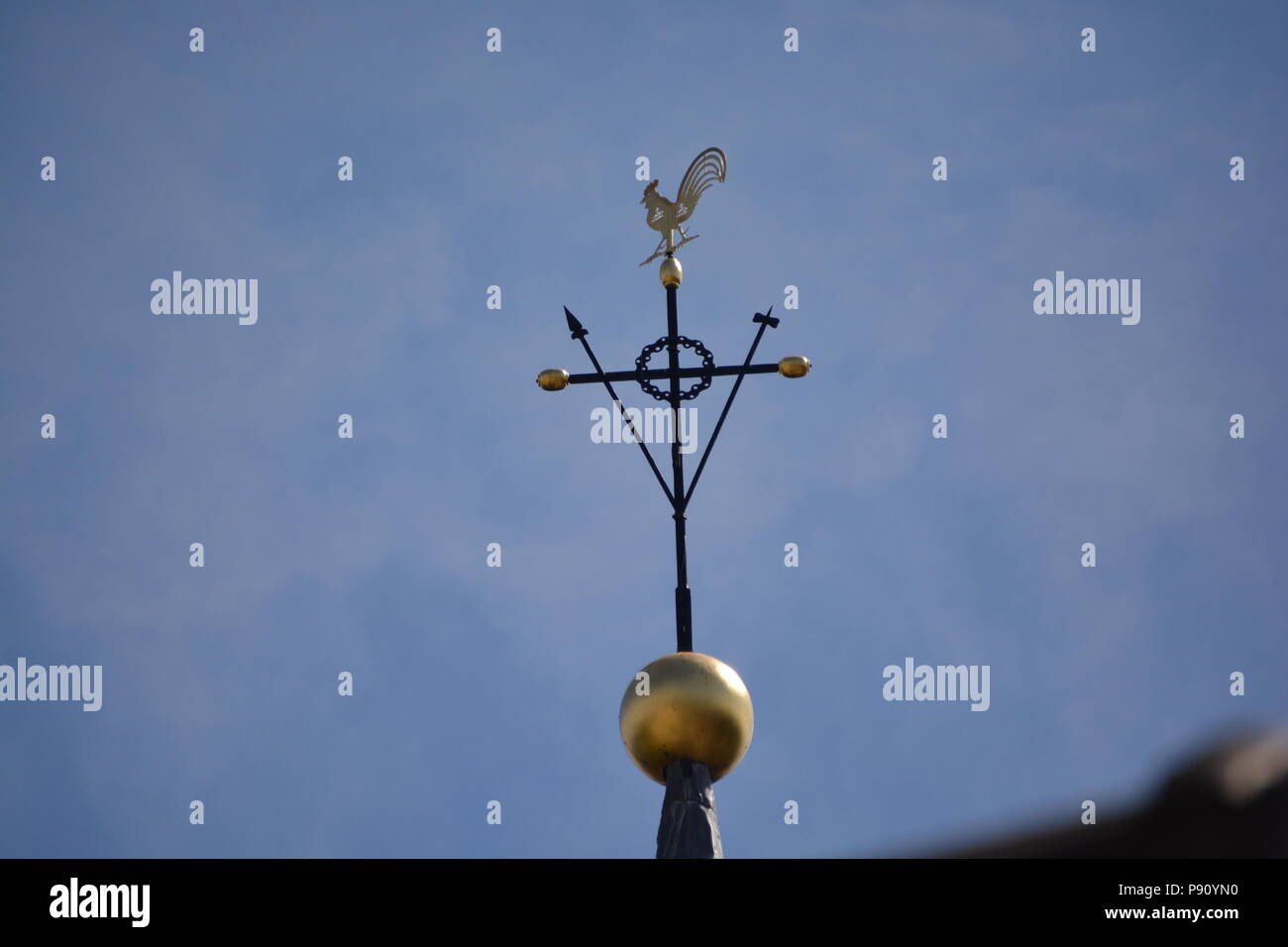 Church Emblem Old Town of Stolberg Stock Photo - Alamy