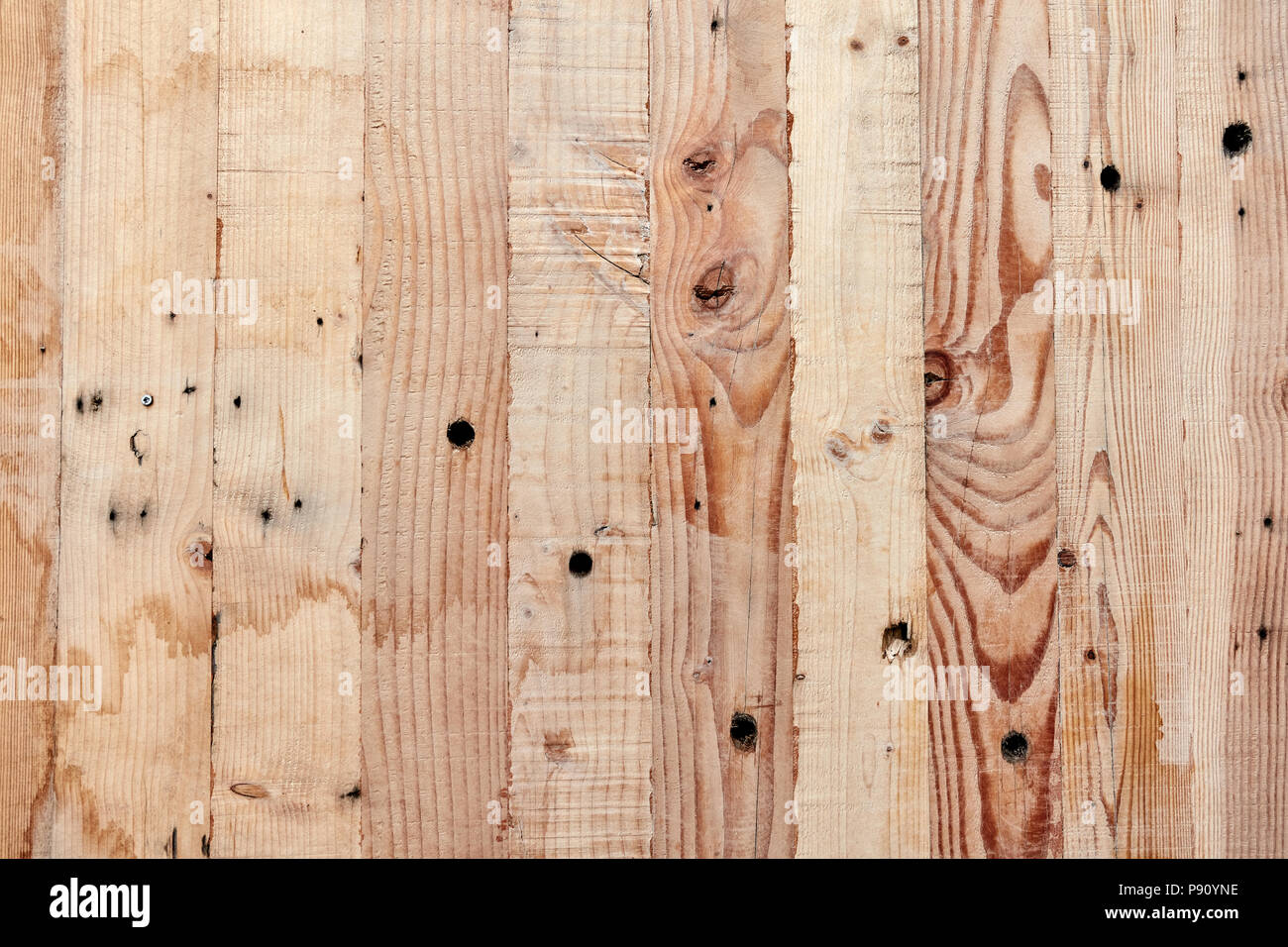Wooden textured natural pine tree planks with no paint for background ...