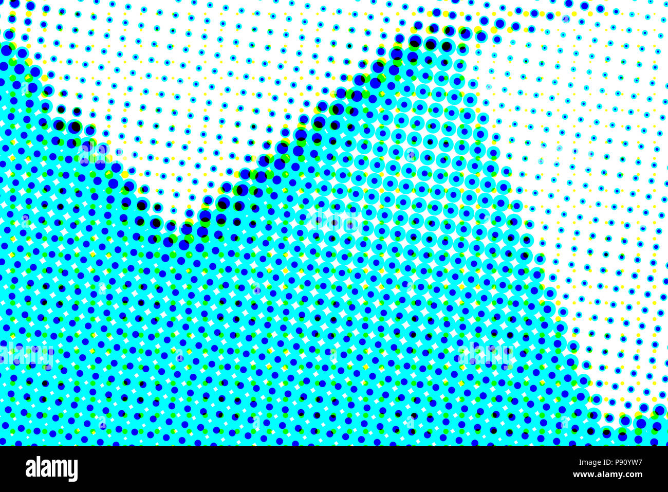 Abstract artistic halftone pattern illustration as grunge art ...