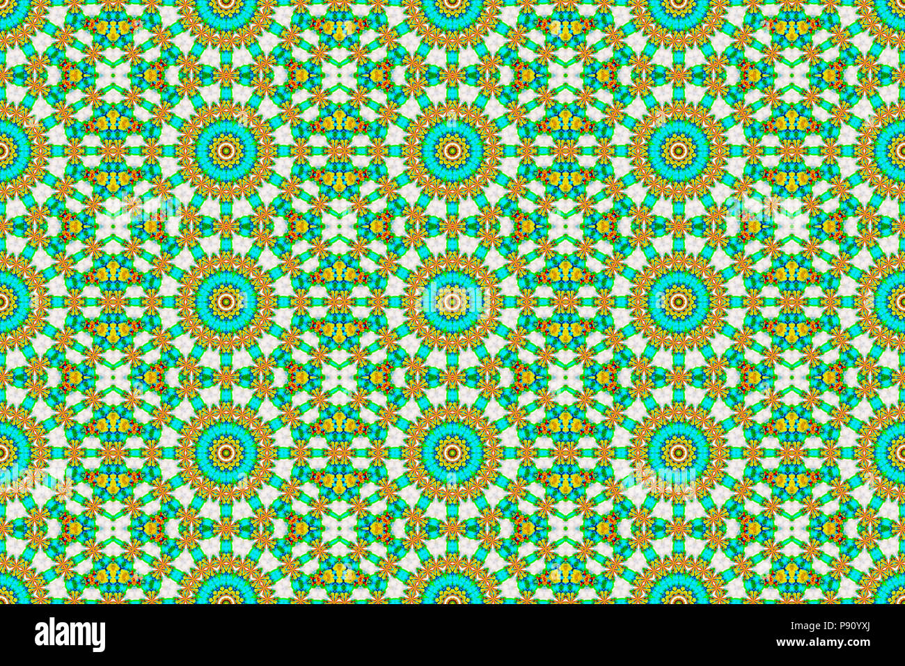 Seamless pattern background, repeating abstract kaleidoscope shape ...