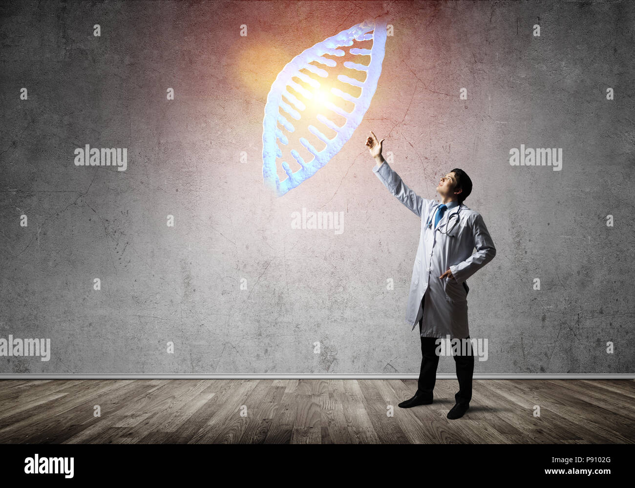 Molecular technology and medical industry Stock Photo - Alamy