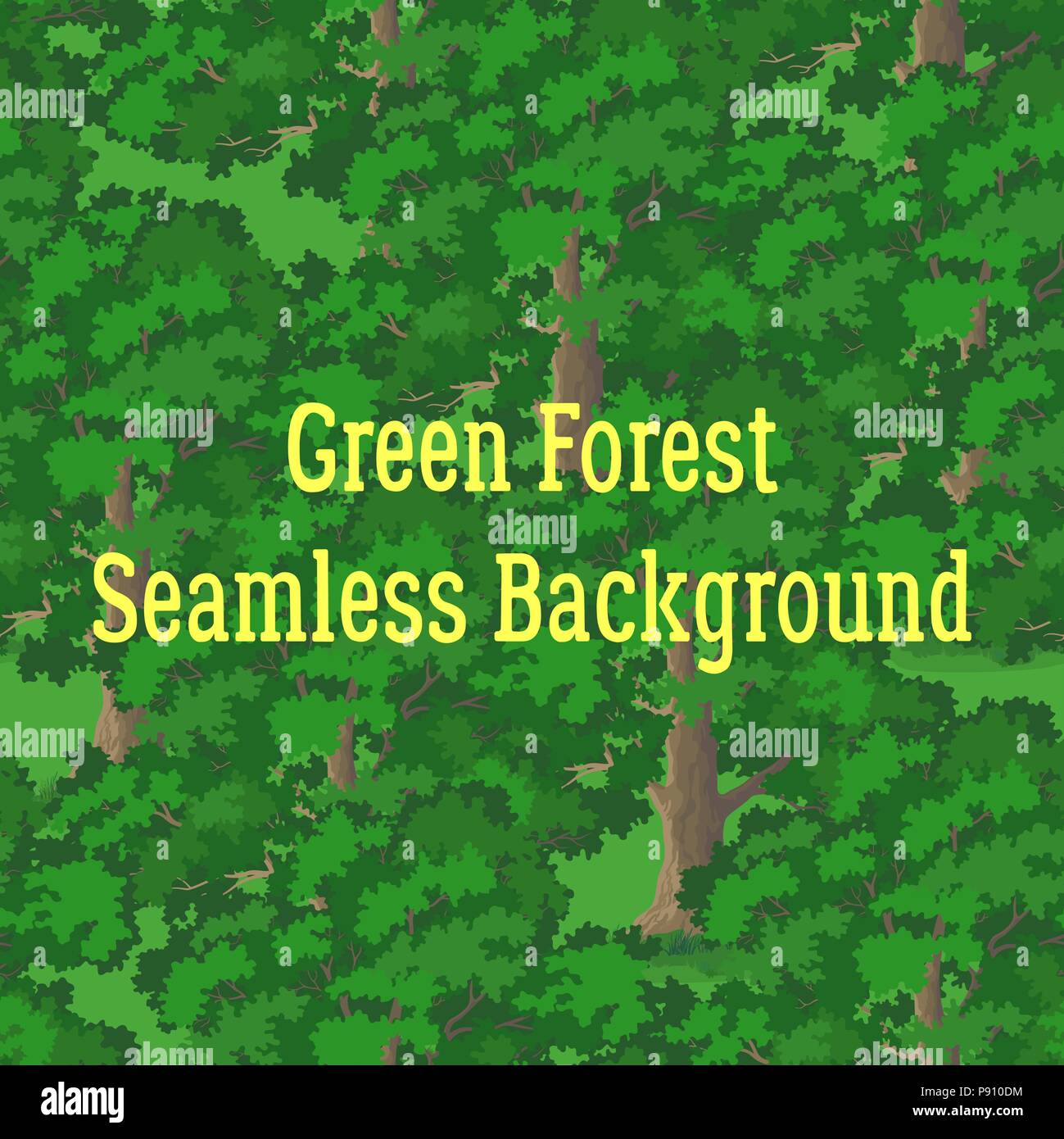 Seamless forest Stock Vector Images - Alamy