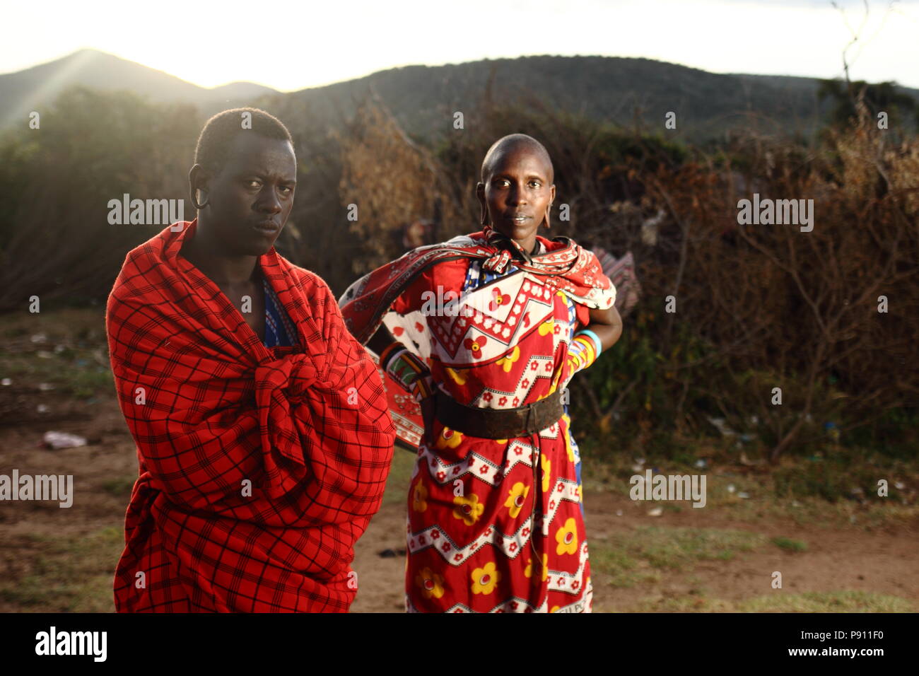 Traditional masai clothes hi-res stock photography and images - Alamy