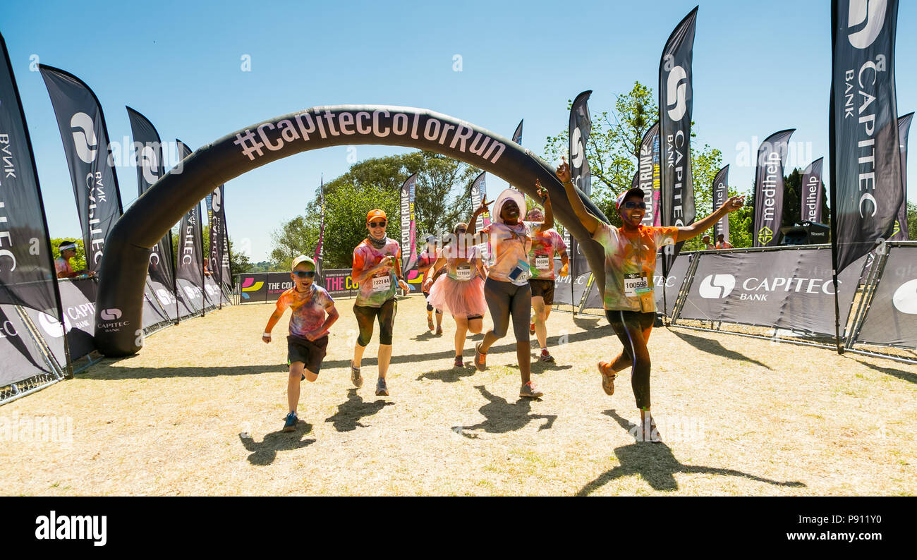 Color run event south africa hi-res stock photography and images - Alamy