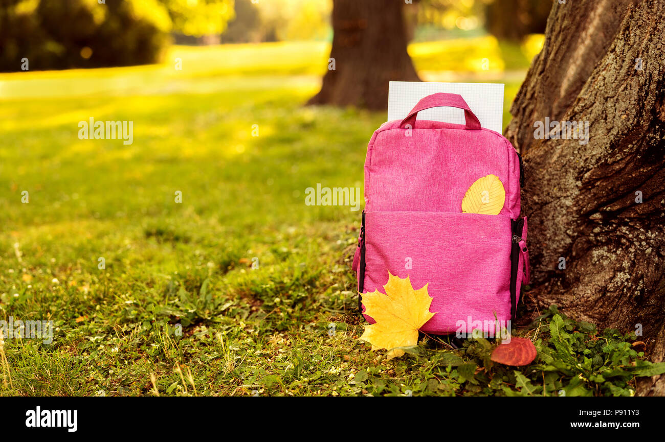 School bag hi-res stock photography and images - Alamy