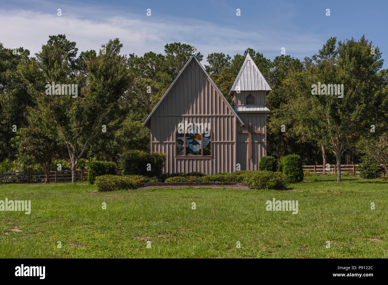 Small church window hi-res stock photography and images - Alamy