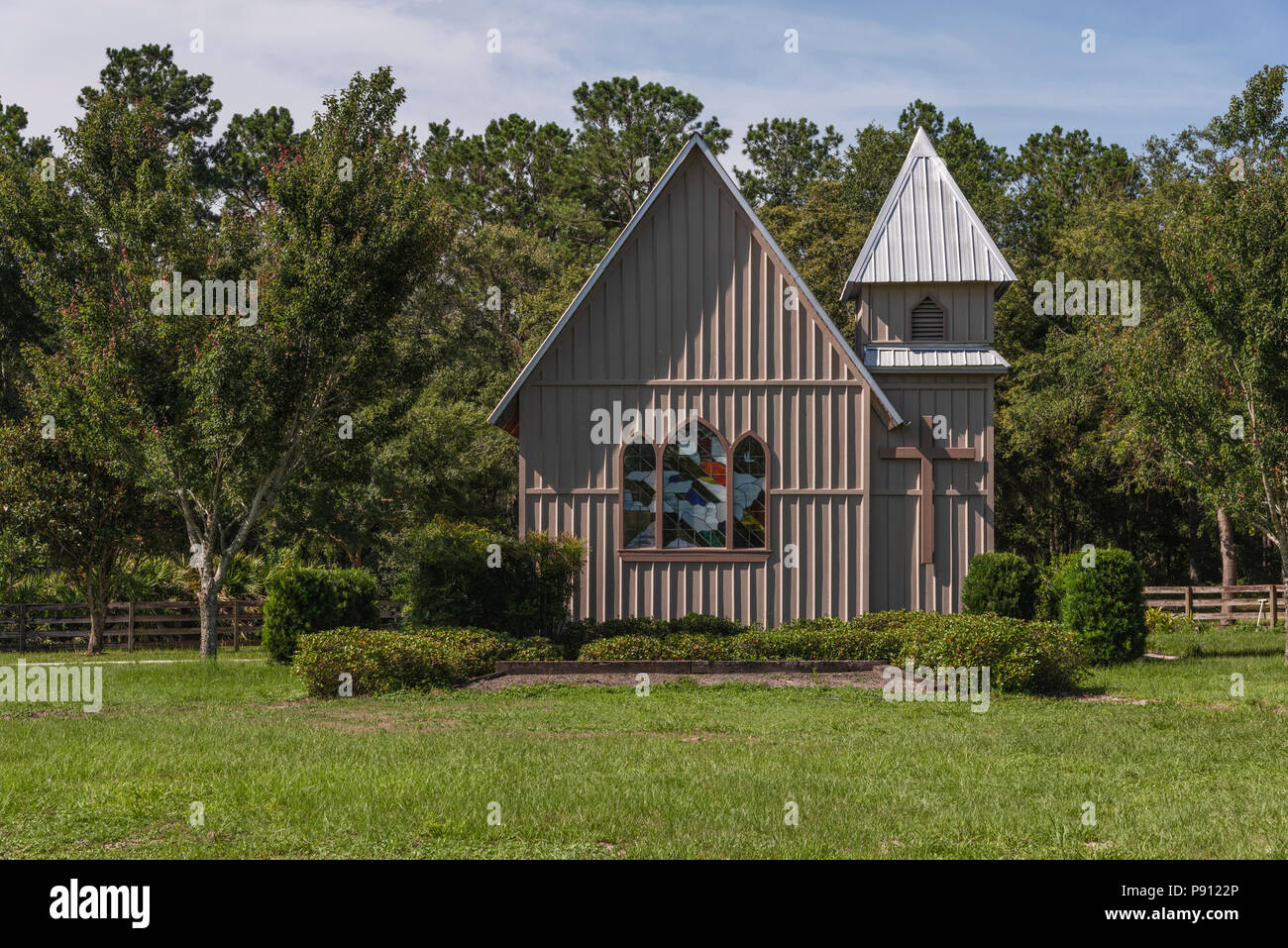 Small church window hi-res stock photography and images - Alamy