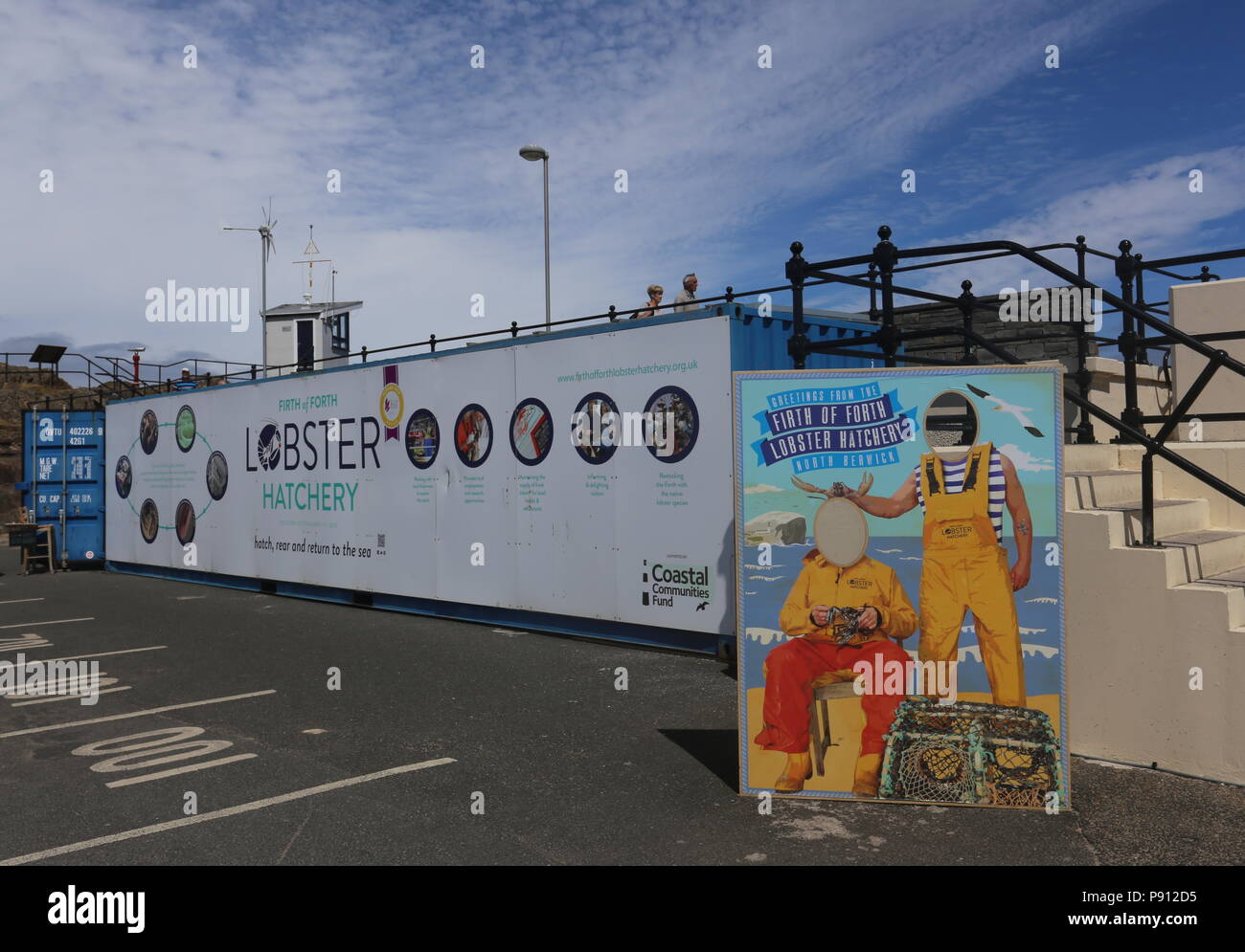 Lobster hatchery North Berwick Scotland July 2018 Stock Photo - Alamy