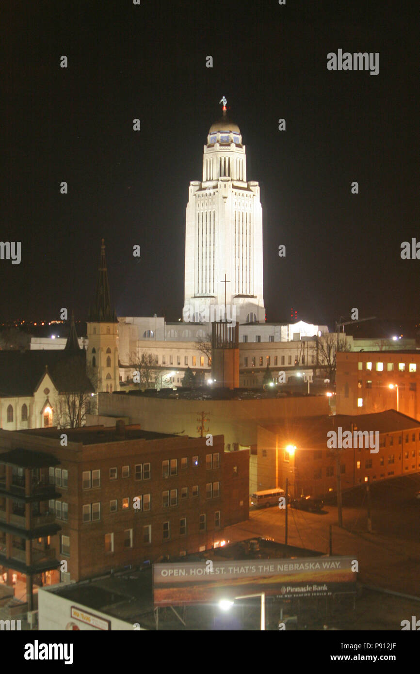 Lincoln nebraska overview hi-res stock photography and images - Alamy