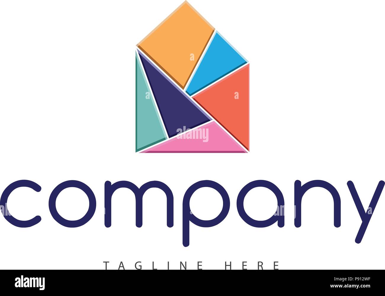 Creative house vector image Stock Vector Image & Art - Alamy