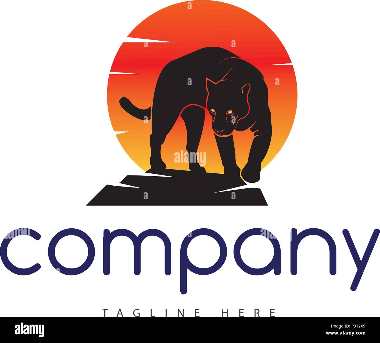 Panther vector image Stock Vector Image & Art - Alamy