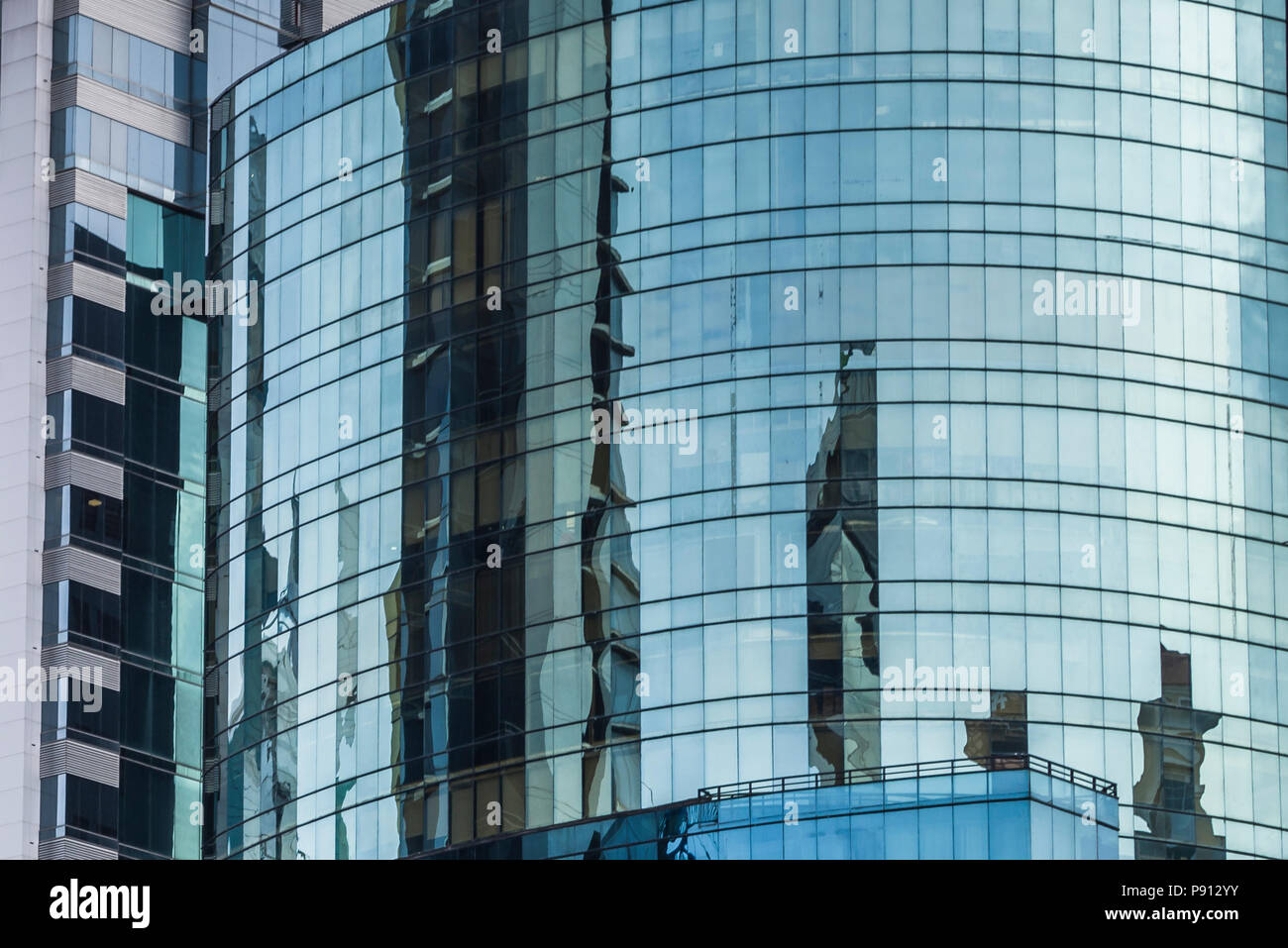 Modern Commercial Skyscraper Office Building Facade Design Stock Photo ...
