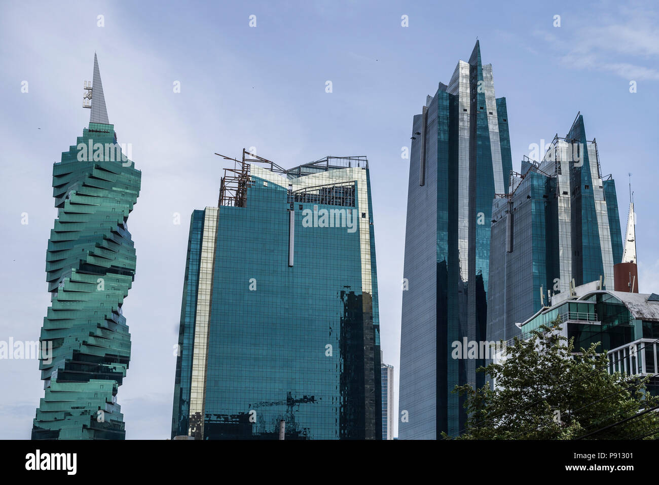 Modern Commercial Skyscraper Office Building Facade Design Stock Photo ...