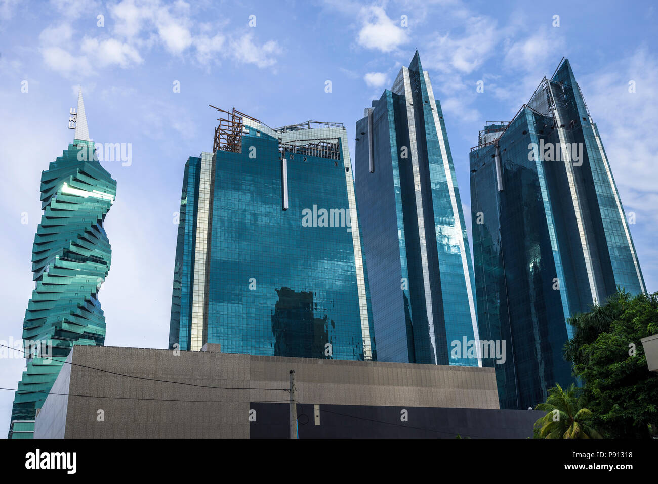 Modern Commercial Skyscraper Office Building Facade Design Stock Photo ...