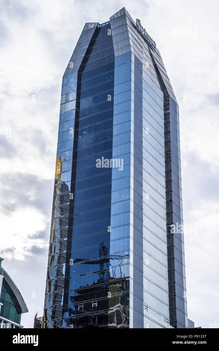 Modern Commercial Skyscraper Office Building Facade Design Stock Photo ...