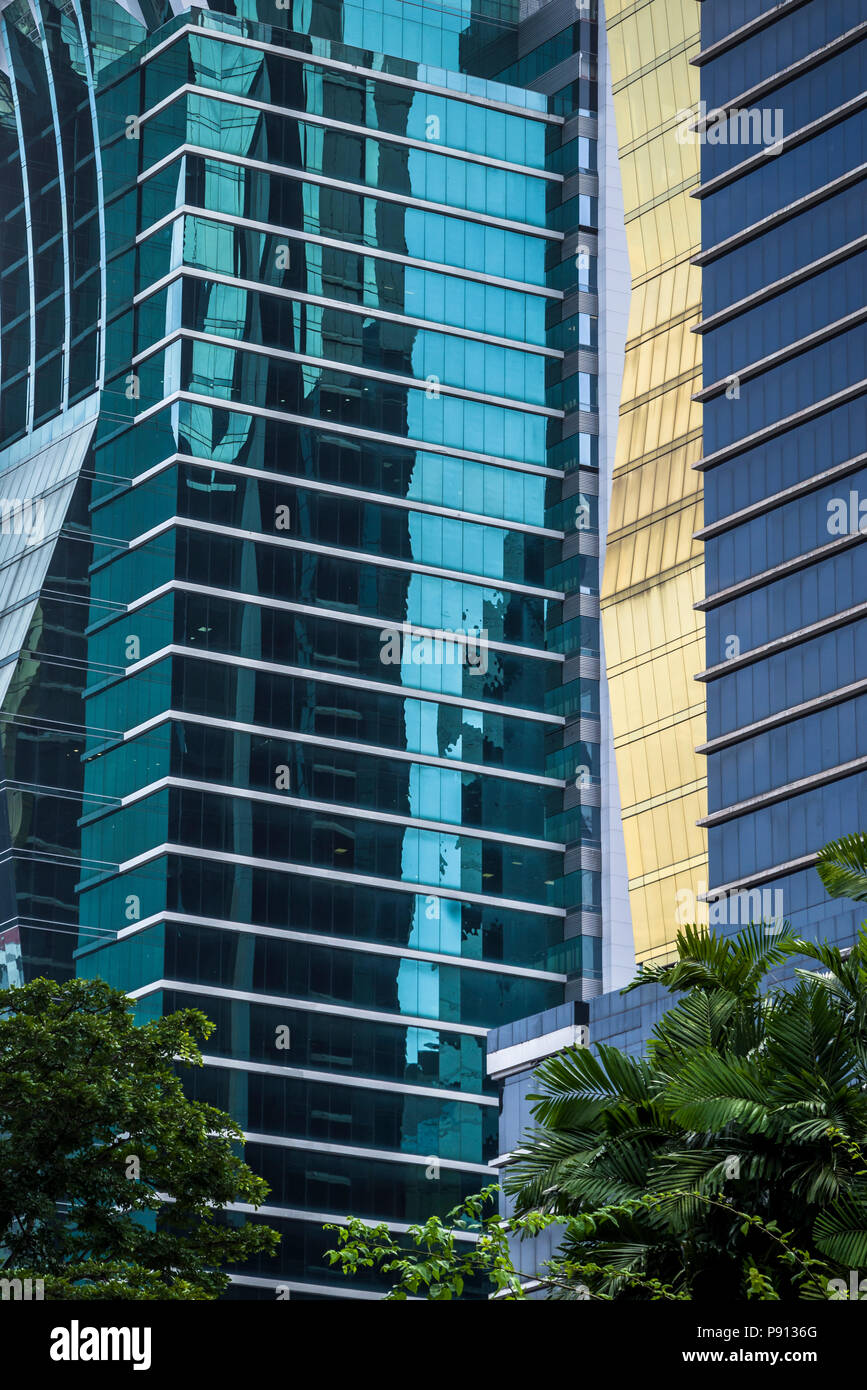 Modern Commercial Skyscraper Office Building Facade Design Stock Photo ...