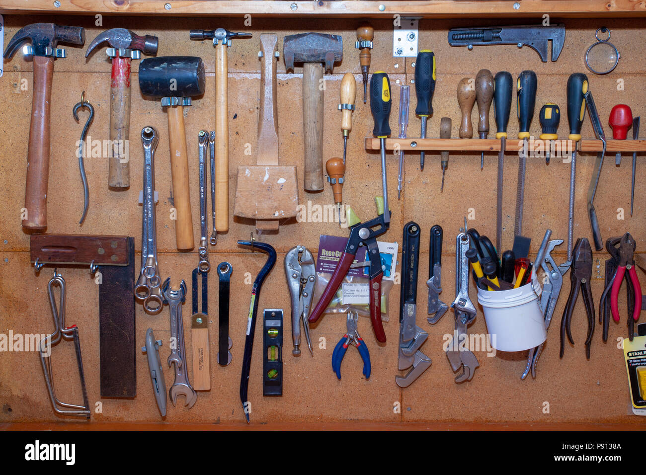 Garden Shed Tools Stock Photo - Alamy