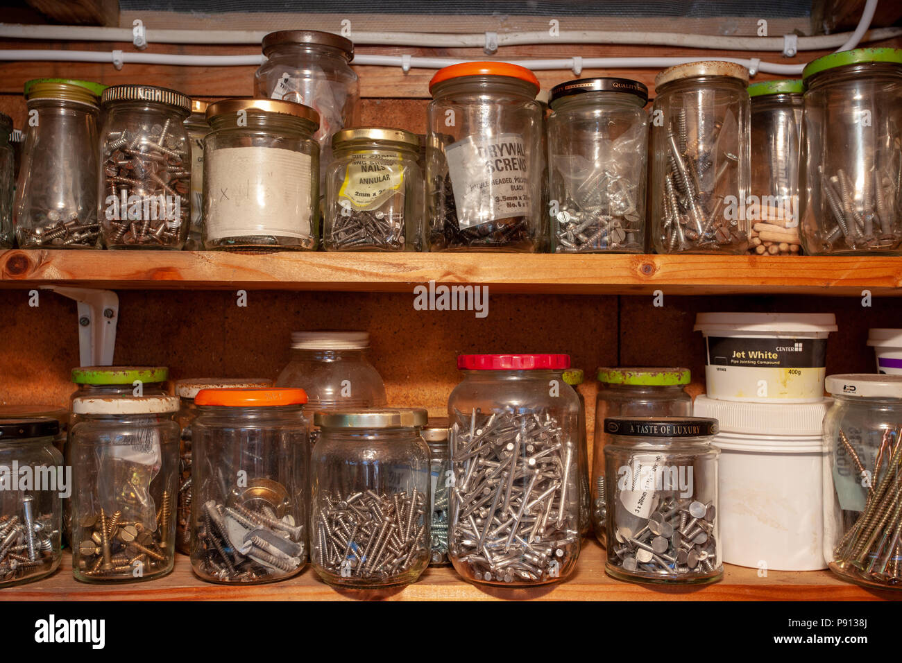 Garden Shed Tools Stock Photo - Alamy