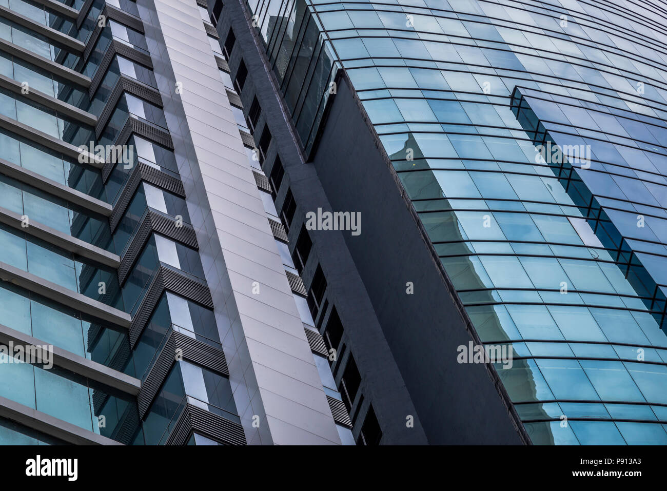 Modern Commercial Skyscraper Office Building Facade Design Stock Photo ...