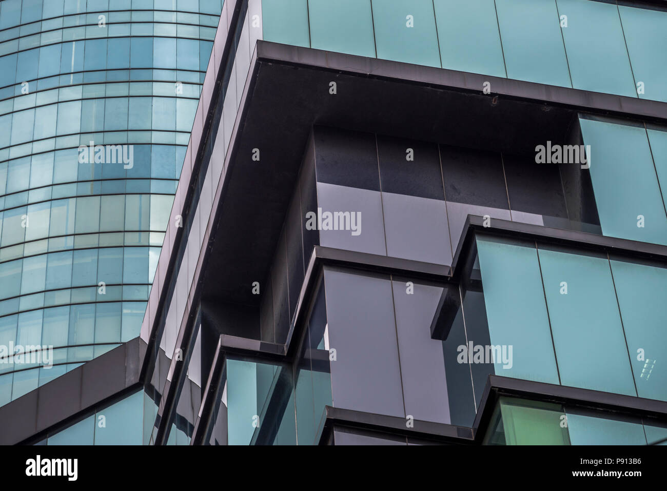 Modern Commercial Skyscraper Office Building Facade Design Stock Photo ...