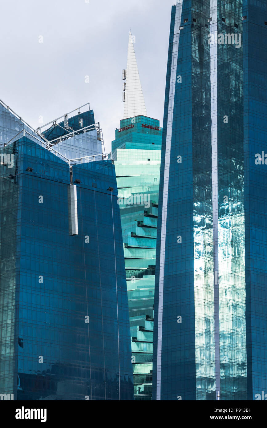 Modern Commercial Skyscraper Office Building Facade Design Stock Photo ...