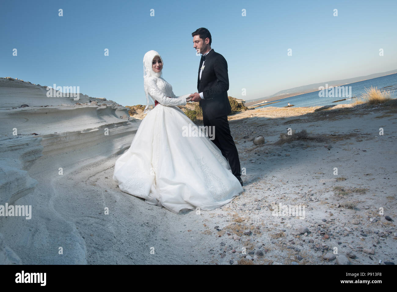 Muslim couple, turban hi-res stock photography and images - Alamy