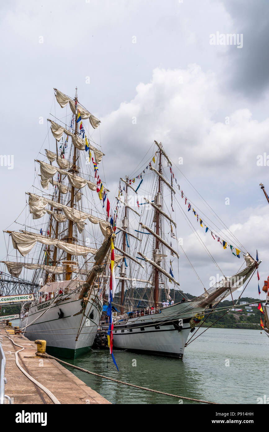 Sailing School Vessels in Panama Balboa Port at Velas Latinoamerica ...