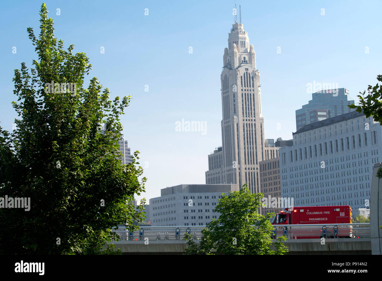 Columbus, Ohio skyline Stock Photo - Alamy