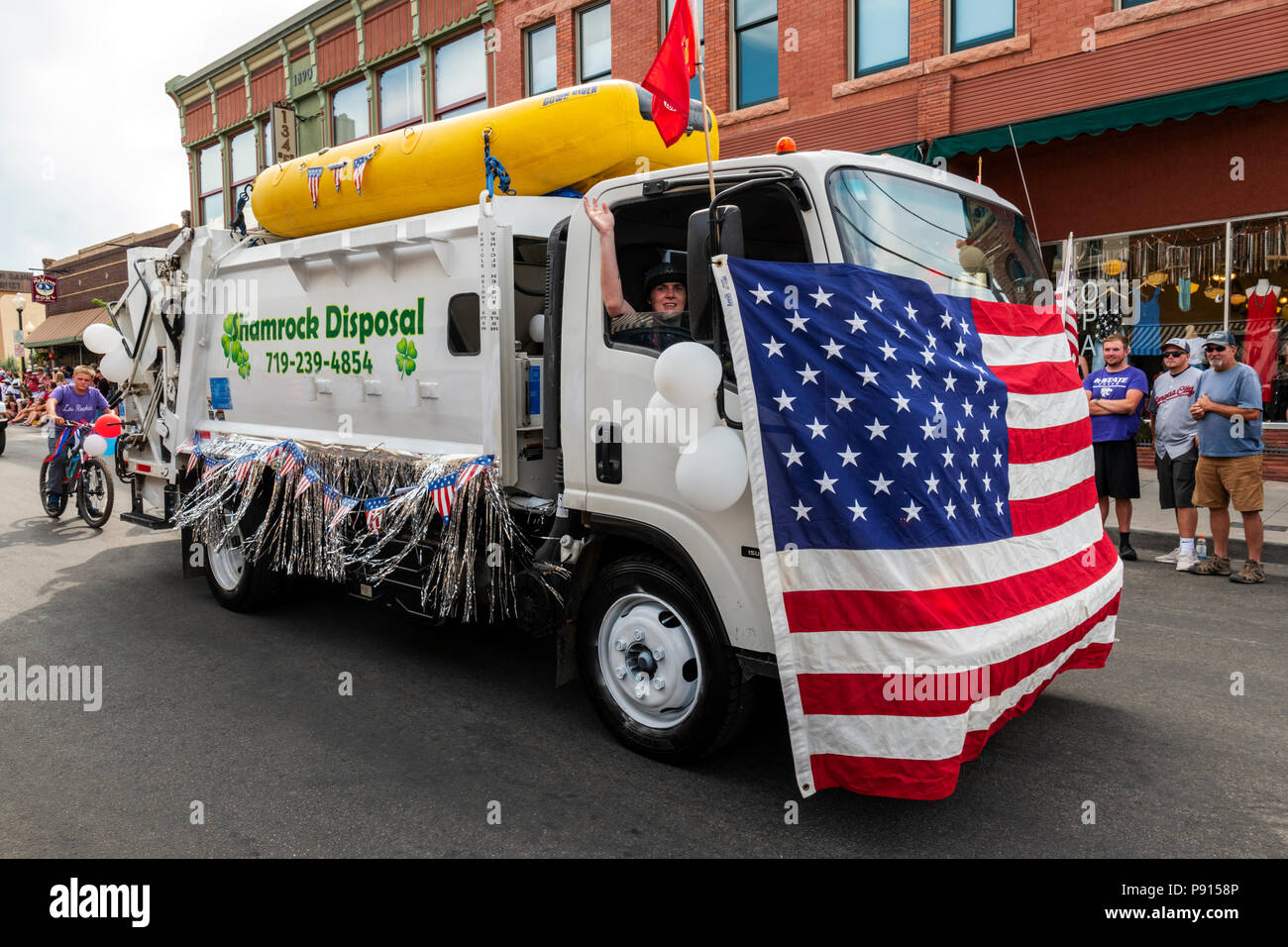 Truck decorated for the holiday hi-res stock photography and images - Alamy