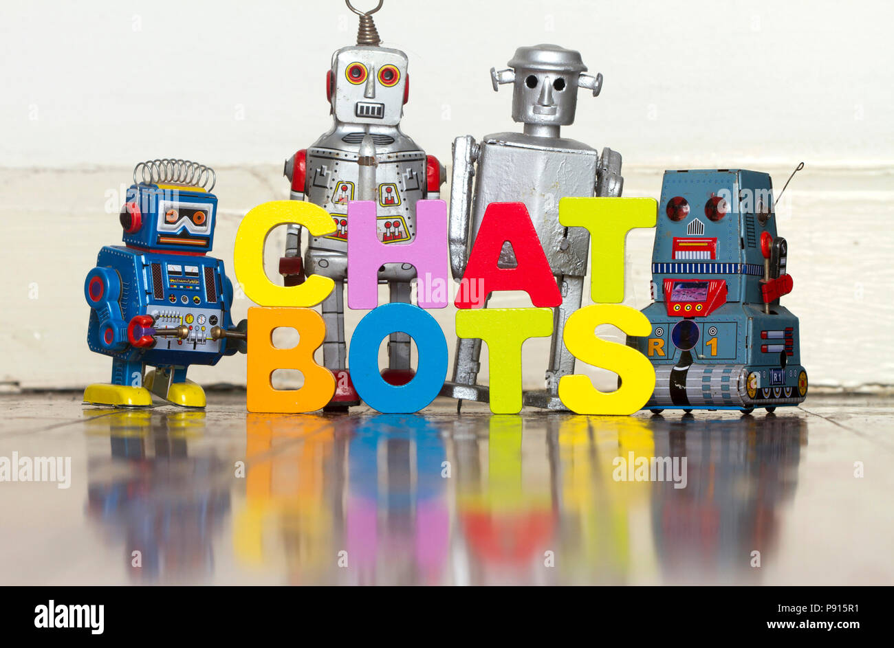 Retro bot text hi-res stock photography and images - Alamy