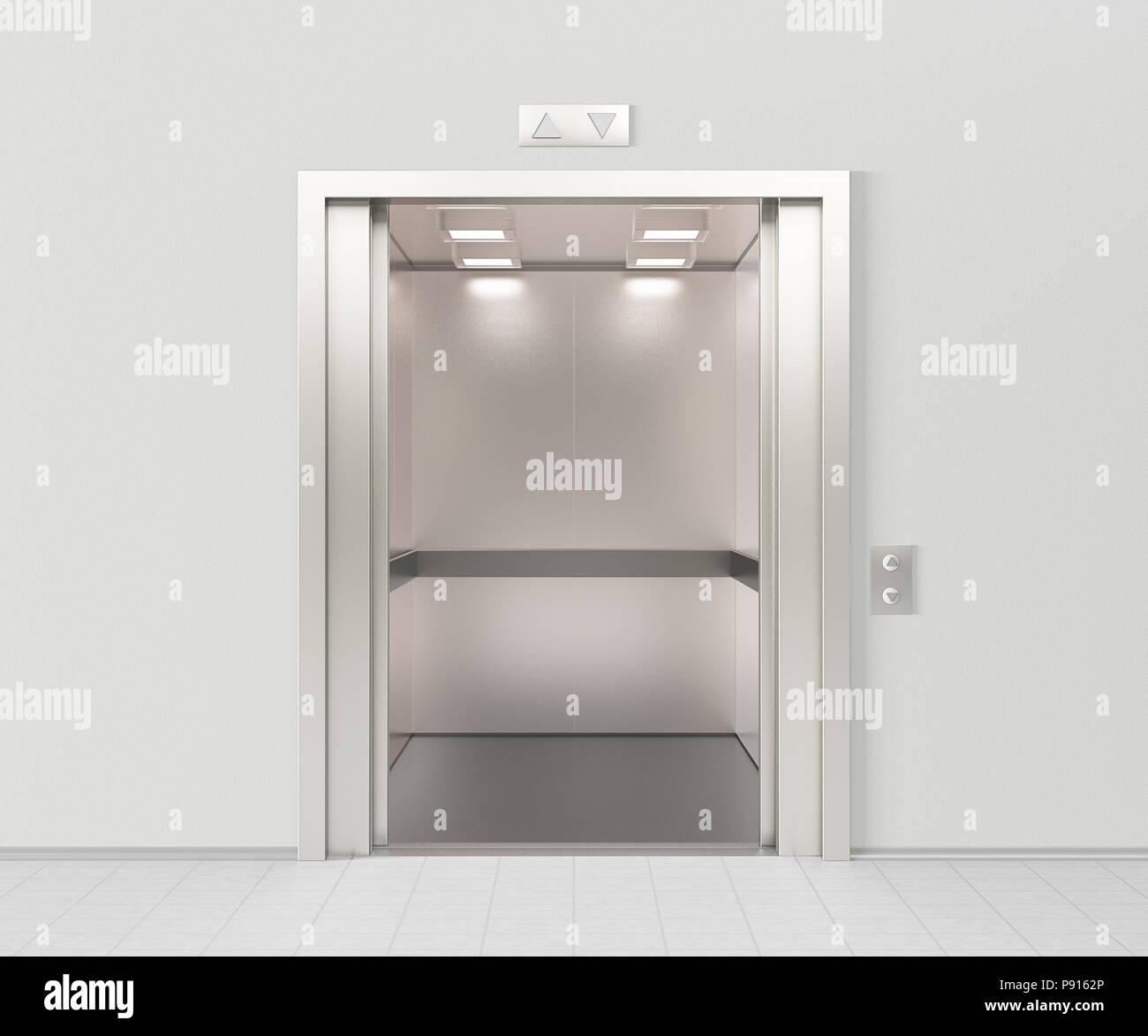 Elevator open door in hi-res stock photography and images - Alamy