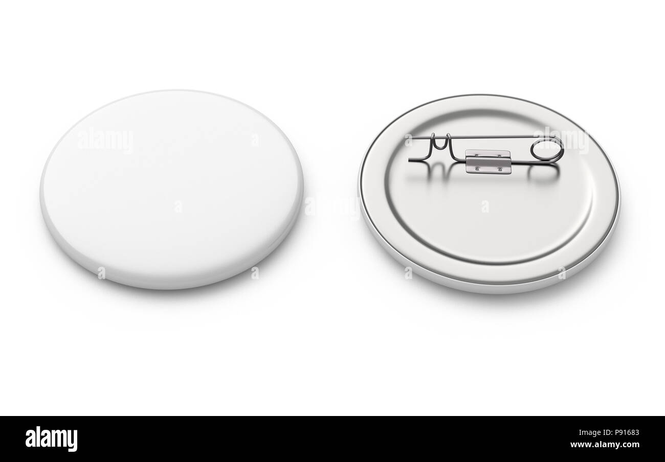 Blank button badge hi-res stock photography and images - Alamy