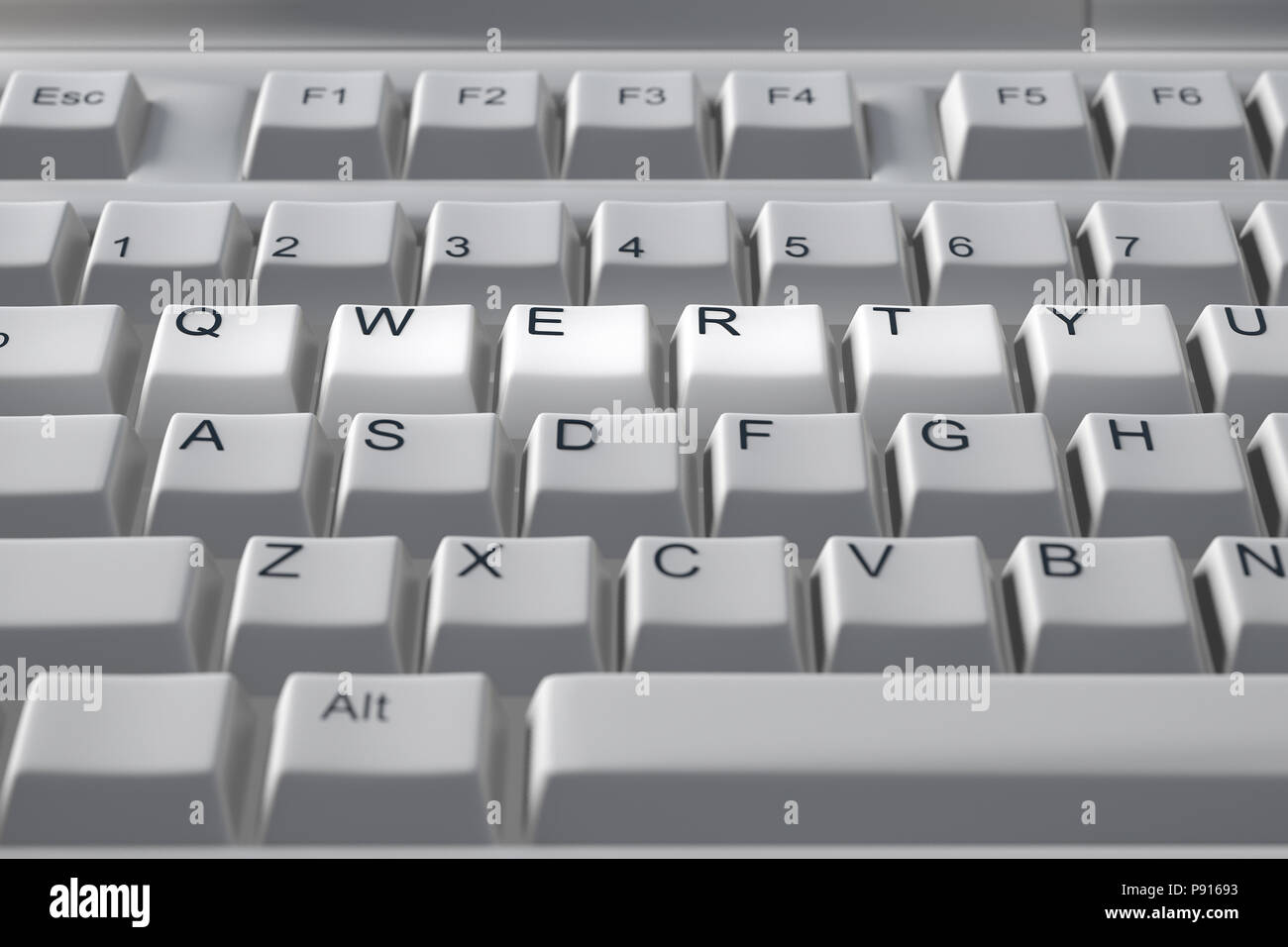 Qwerty keyboard hi-res stock photography and images - Alamy