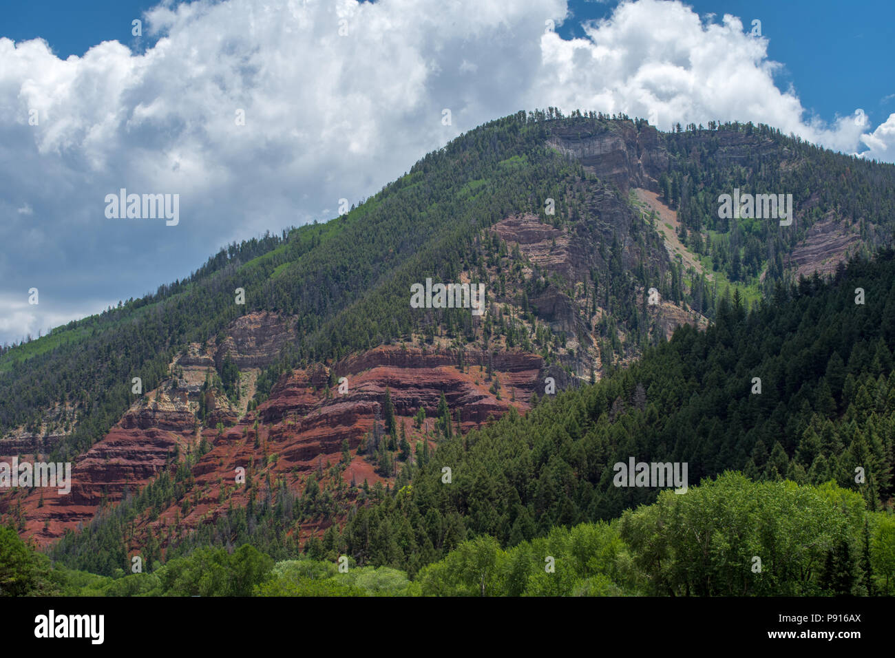 Scenery around Telluride Colorado, on Highway 145 Stock Photo - Alamy