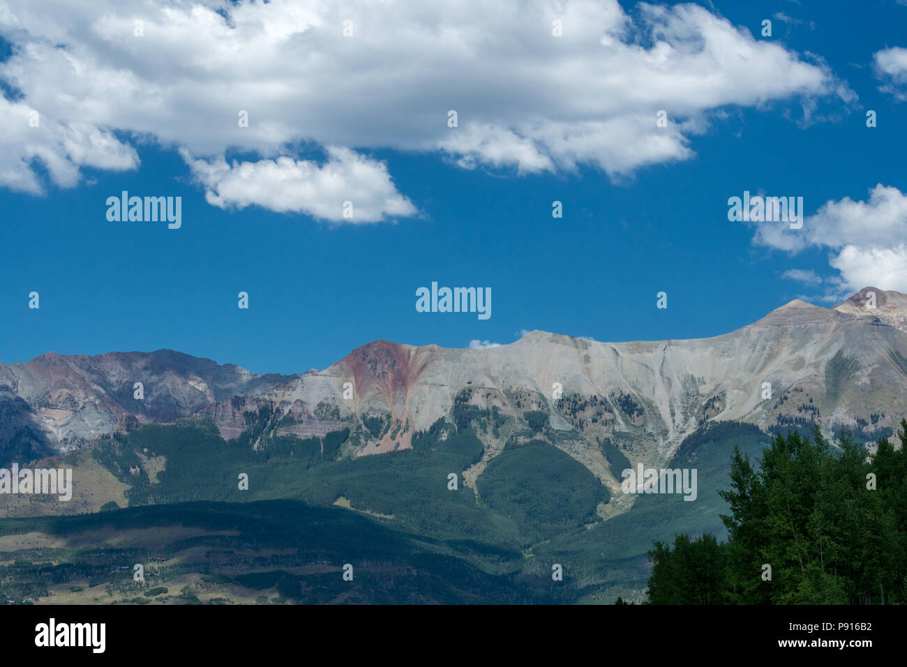 Scenery around Telluride Colorado, on Highway 145 Stock Photo - Alamy