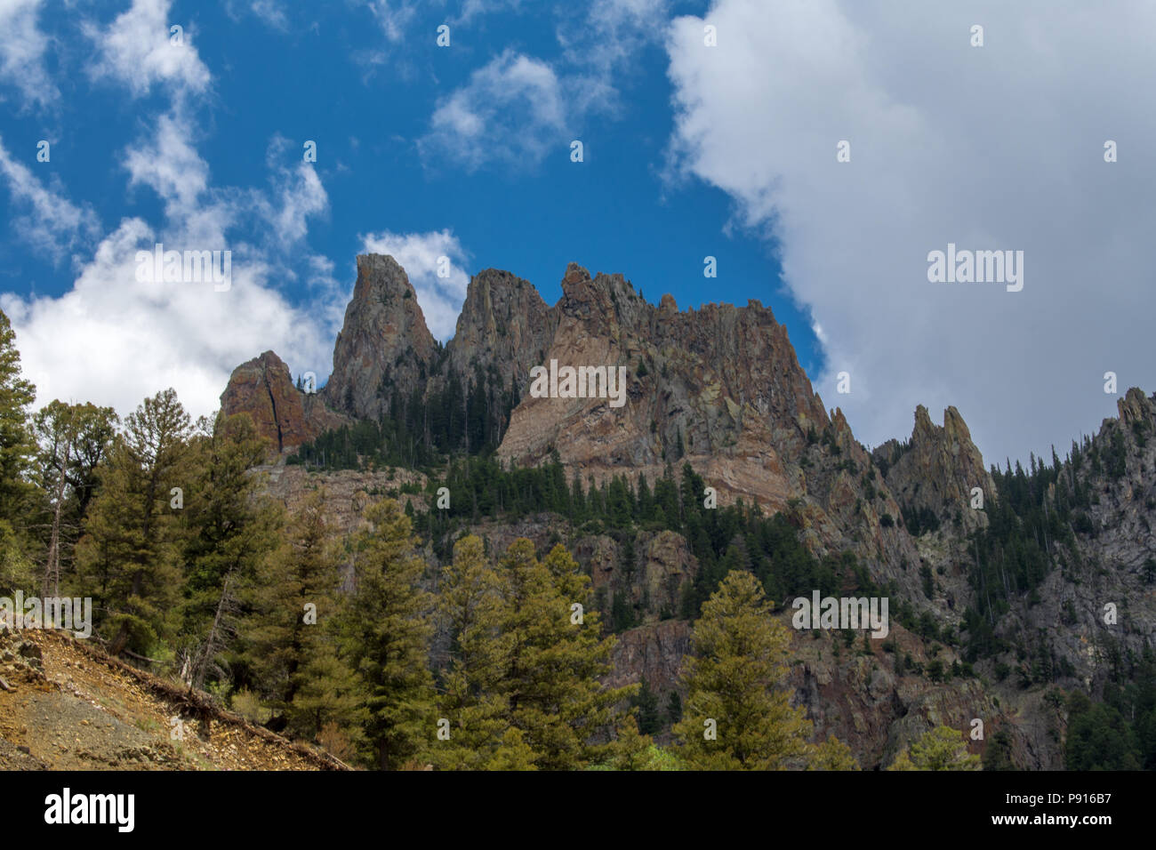 Scenery around Telluride Colorado, on Highway 145 Stock Photo - Alamy
